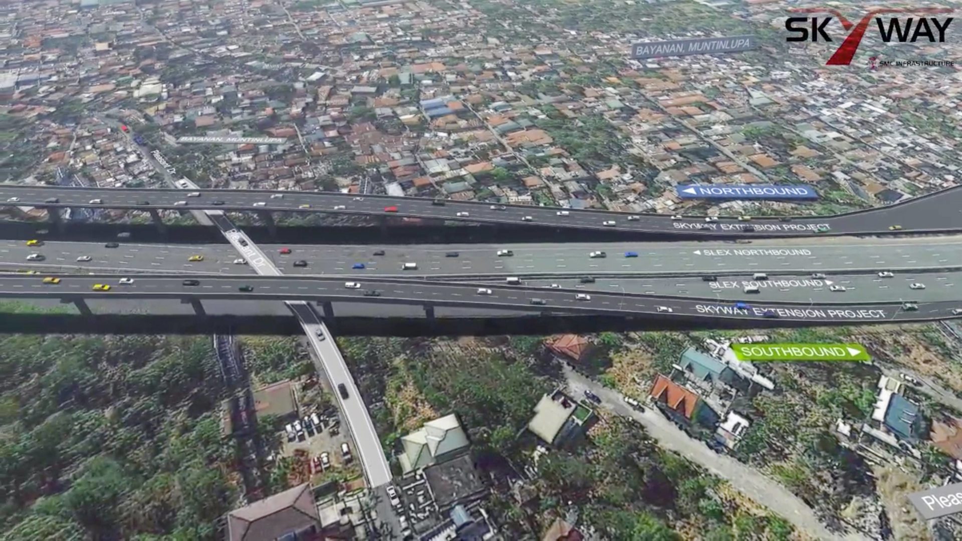 Elevated Skyway assigned for Class 1 vehicles; Buses, delivery vans to ...