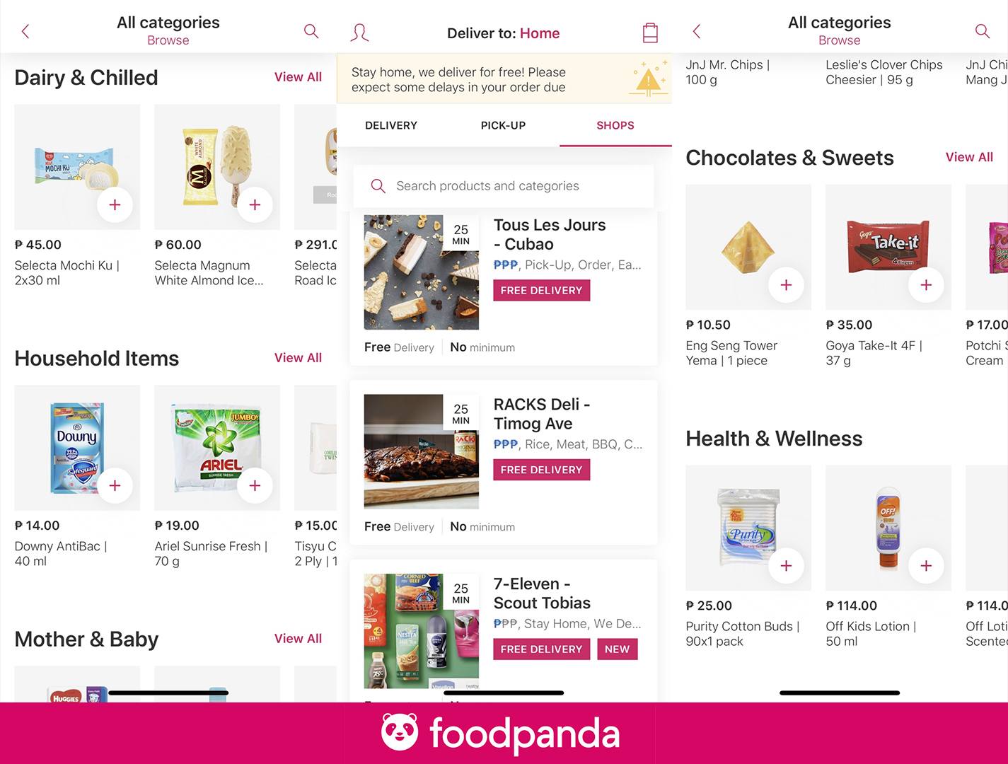 foodpanda now delivers grocery items right at your doorstep - MNLToday.ph